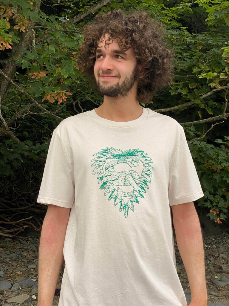 Organic Cotton Unisex T-shirts | Lifeforms Art | For Wildlife Lovers